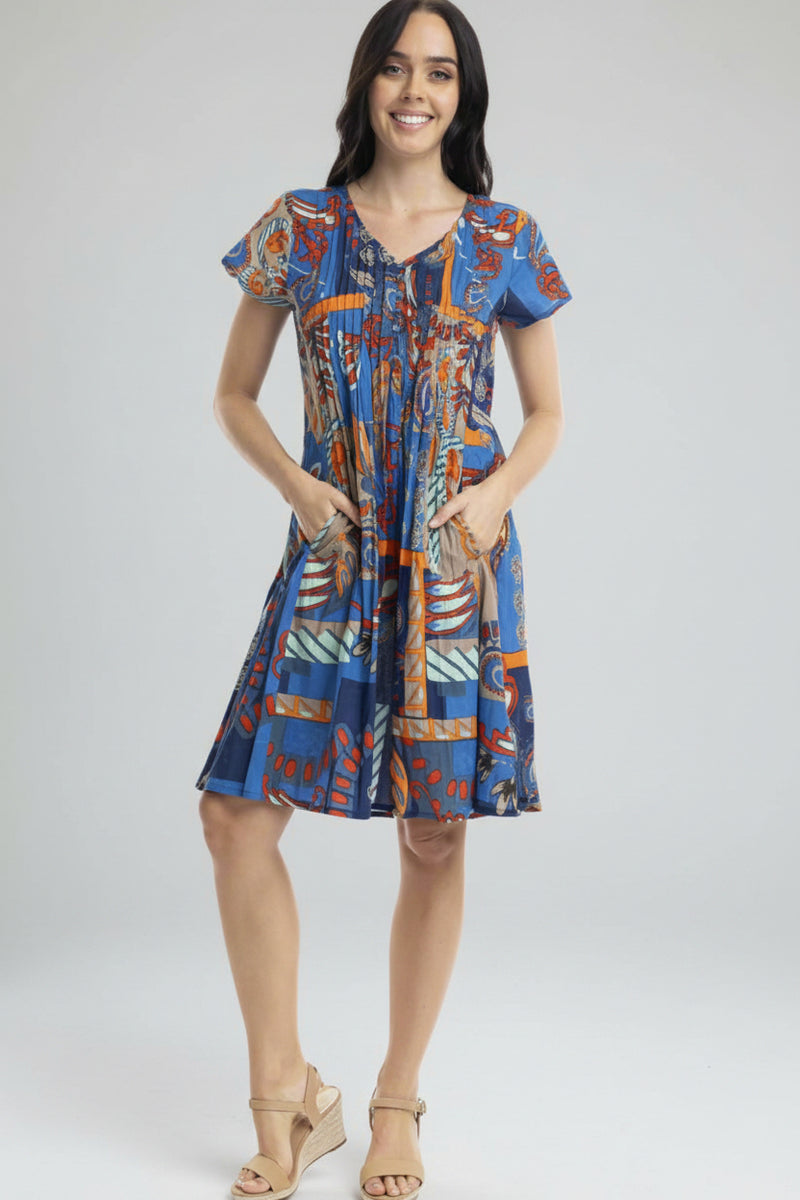 Crinkle Cotton Easy Fit Dress Camps Bay – Azure Beach and Resort Wear