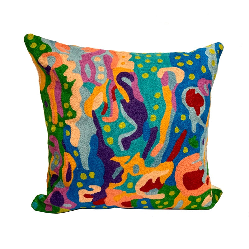 Aboriginal Art Cushion Cover by Stephen Pitjara Martin (2) – Azure ...
