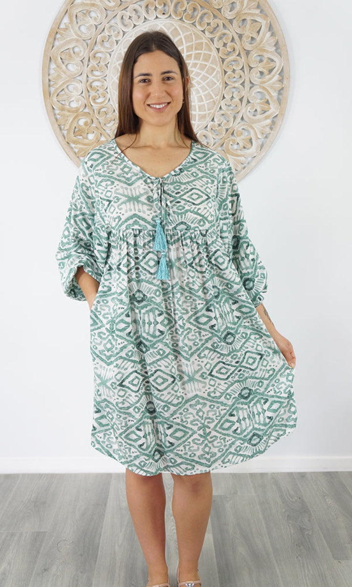 Rayon Dress Avocado Permata, More Colours – Azure Beach and Resort Wear