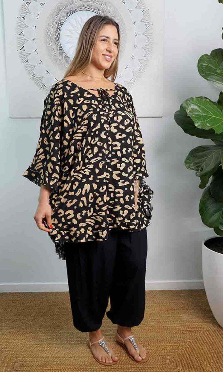 Rayon Top Jasmine Walnut, More Colours – Azure Beach and Resort Wear