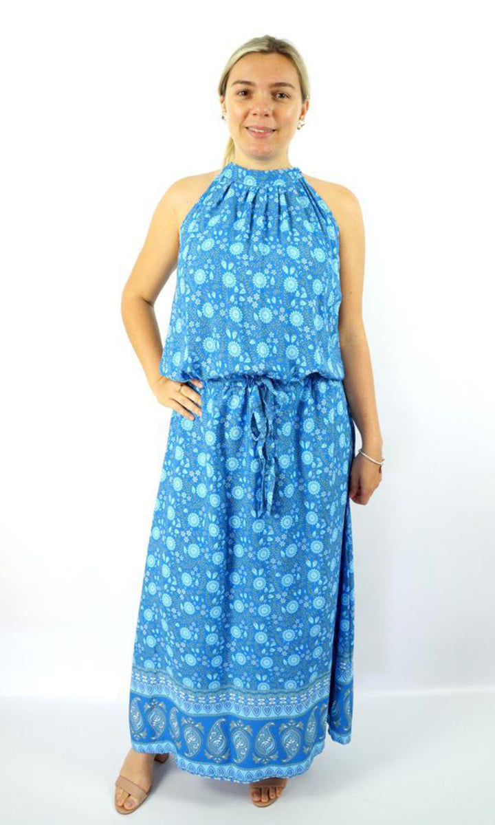 Rayon Dress Chloe Long Daisy Flower, More Colours – Azure Beach and ...