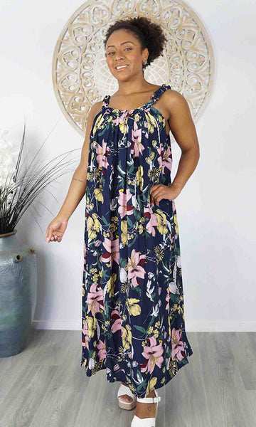 Rayon Dress Magnum Long Flemington, More Colours – Azure Beach and ...