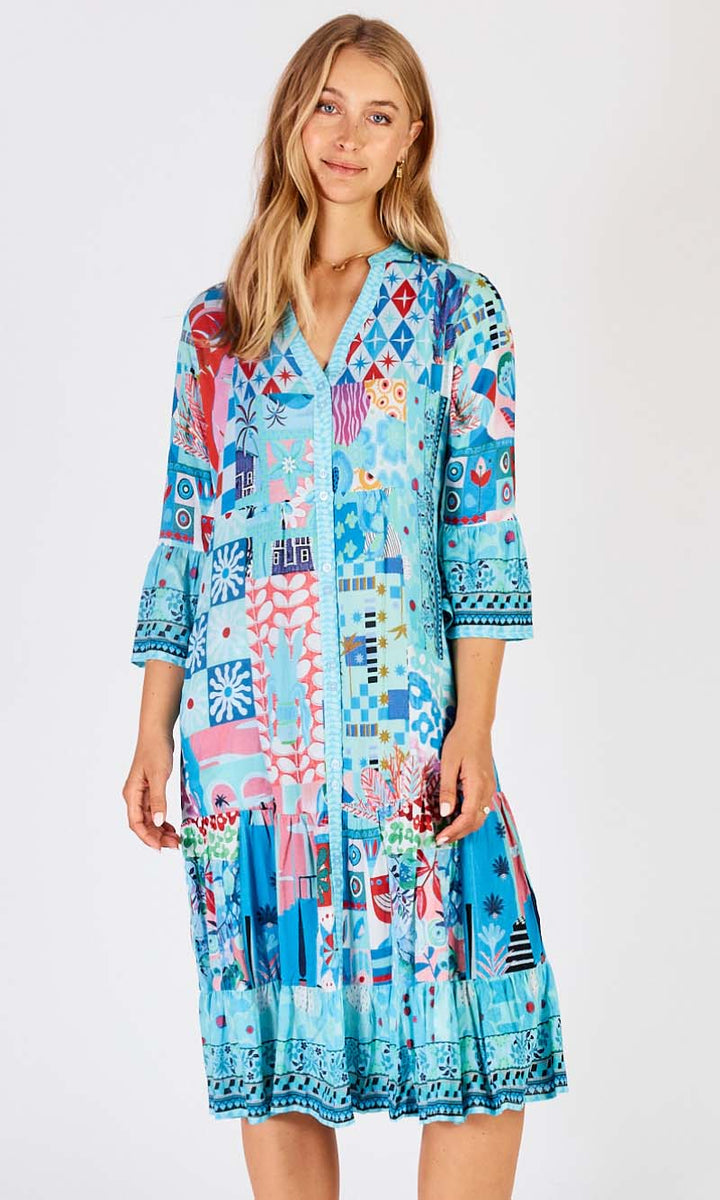 Rayon Dress Midi Aliah, More Colours – Azure Beach and Resort Wear