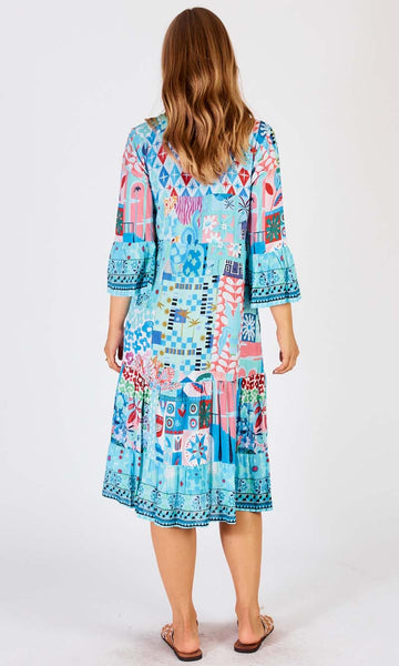 Rayon Dress Midi Aliah, More Colours – Azure Beach and Resort Wear