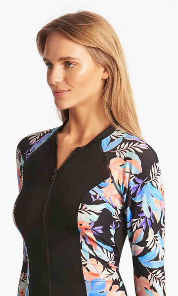 Botanica Long Sleeved Rash Vest – Azure Beach and Resort Wear