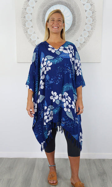 Rayon Cover Up V Neck North Shore, More Colours – Azure Beach and ...