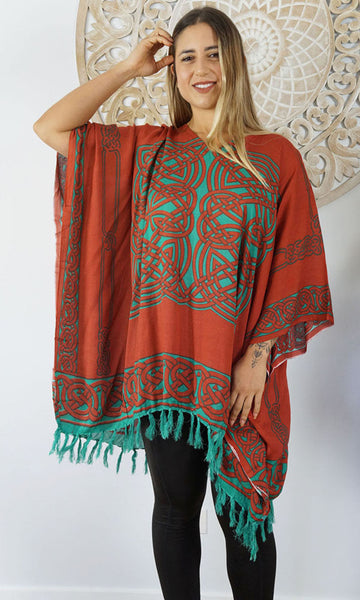 Rayon Cover Up V Neck Gothic, More Colours – Azure Beach and Resort Wear