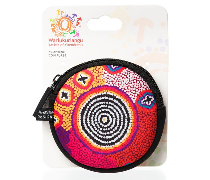 Aboriginal Art Neoprene Coin Purse by Ruth Stewart – Azure Beach and ...