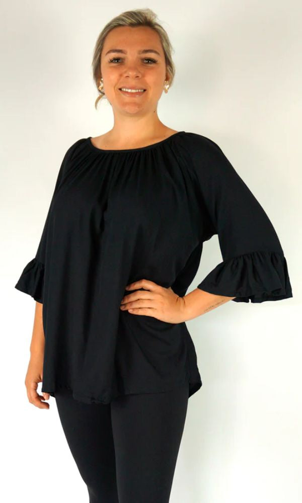 Rayon Capri Top Plain, More Colours – Azure Beach and Resort Wear