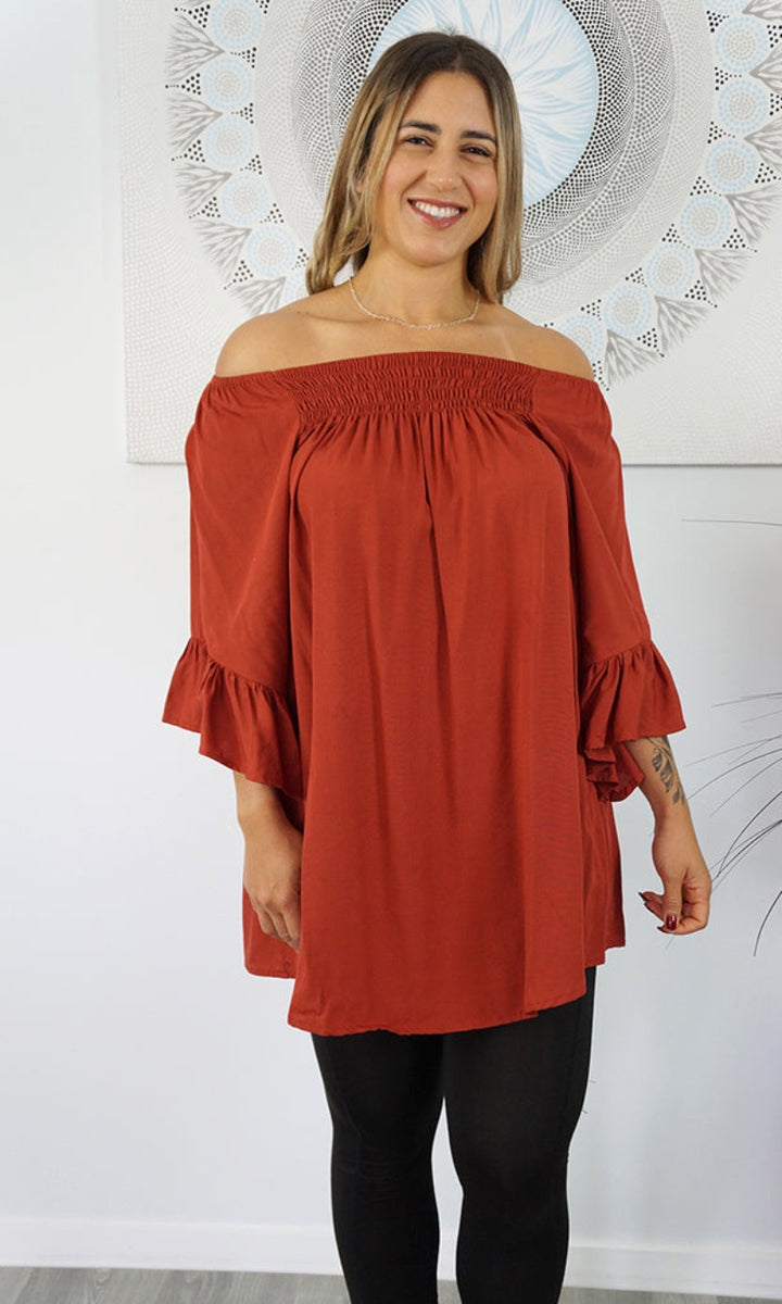 Rayon Top Noosa Plain, More Colours – Azure Beach and Resort Wear