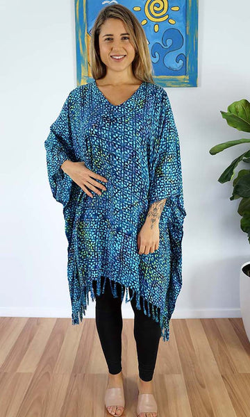 Rayon Cover Up V Neck Malteze, More Colours – Azure Beach and Resort Wear
