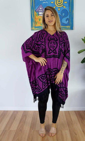 Rayon Cover Up V Neck Celtic, More Colours – Azure Beach and Resort Wear