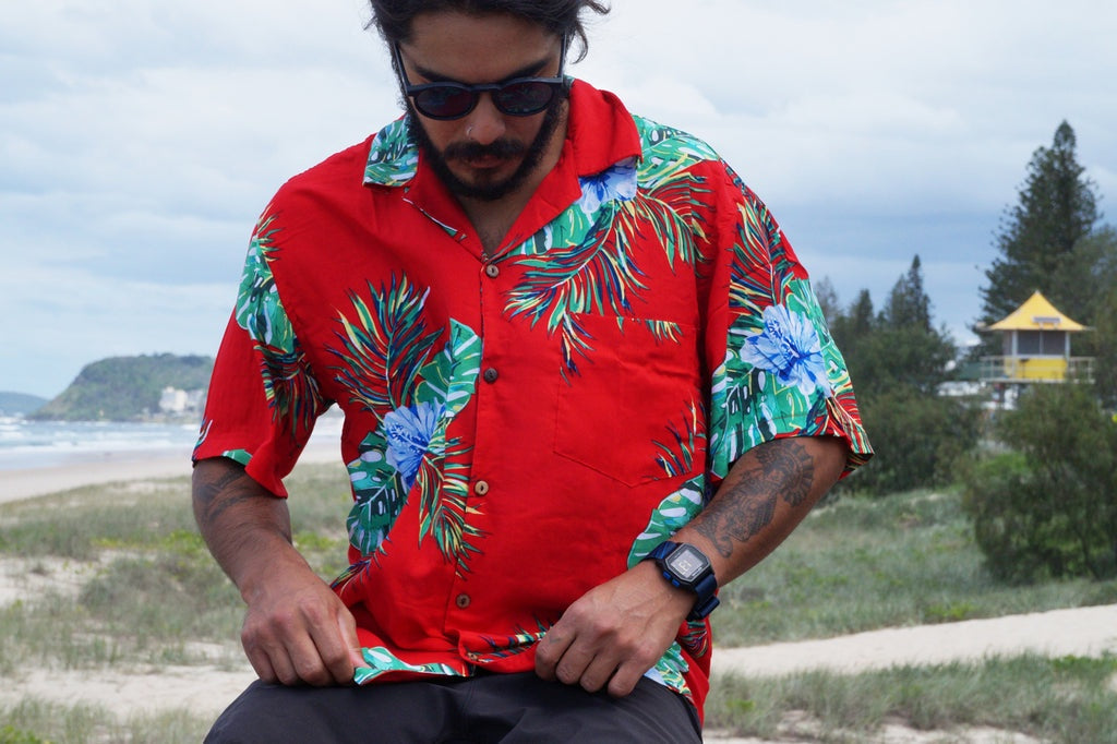 Rayon Hawaiian Shirt Bahamas, More Colours – Azure Beach and Resort Wear