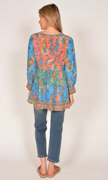 Rayon Tunic Archer Multi – Azure Beach and Resort Wear